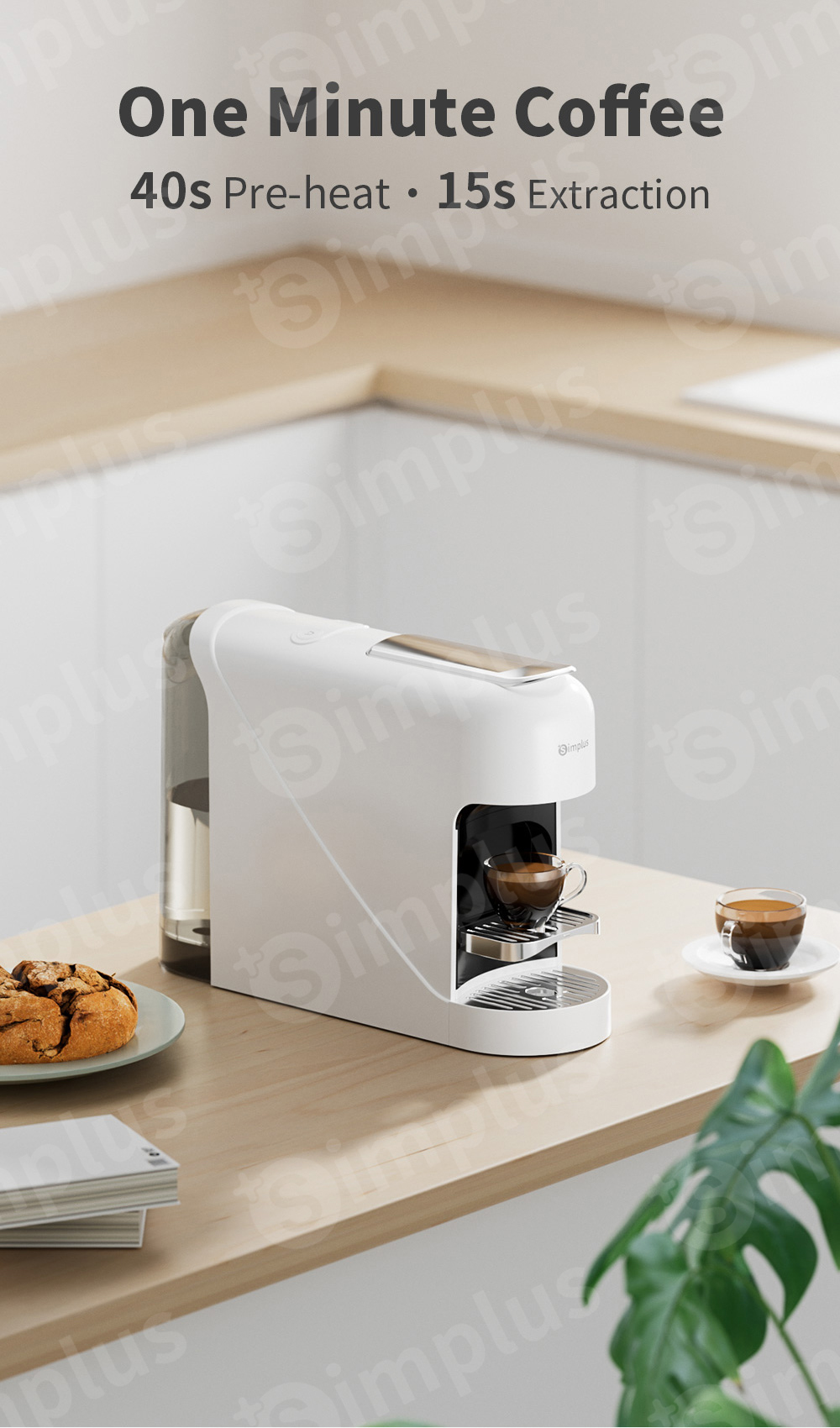 Simplus Coffee Maker Coffee Machine | Shopee Philippines