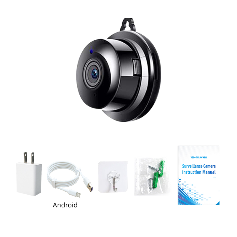 Mini Wireless CCTV Camera Indoor Small Hidden Cam WiFi Night Vision ...