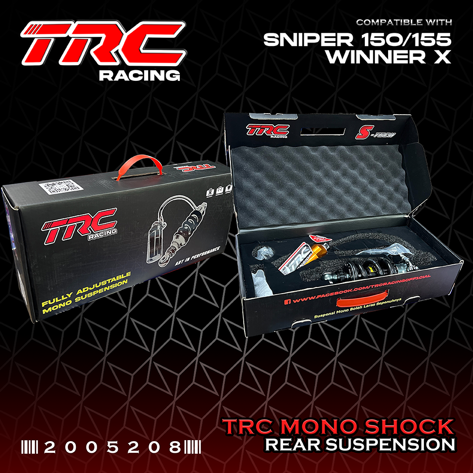 TRC Racing CNC Fully Adjustable Shock 208mm Sniper 155 / 150 and Winner ...