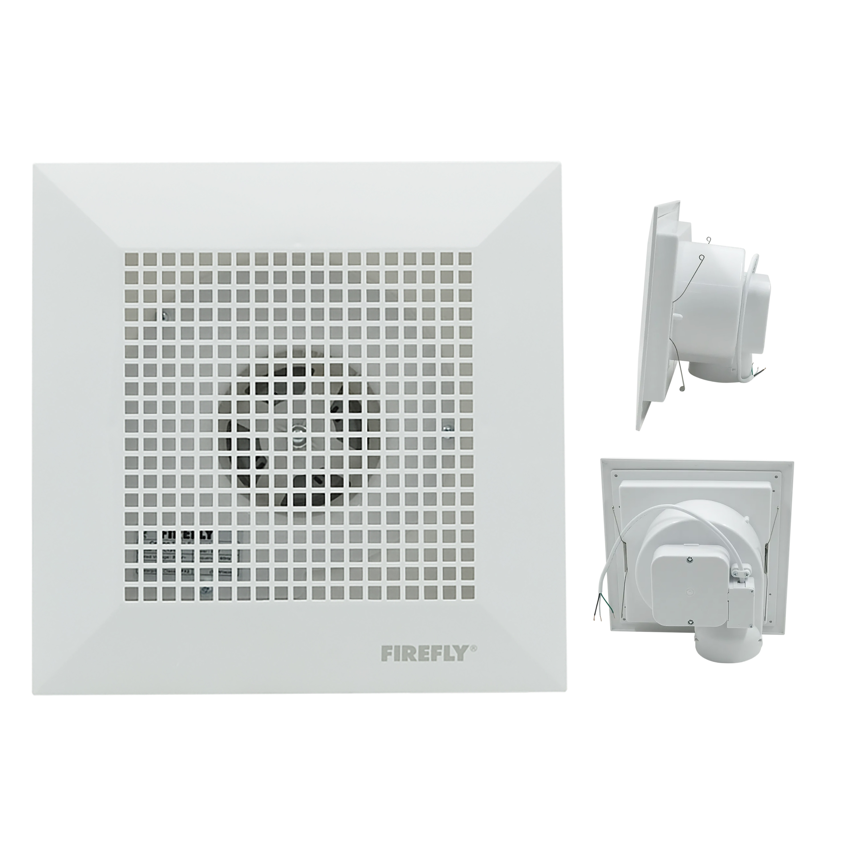 Firefly by Winland 8in Ceiling Mounted Exhaust Fan Corrosion proof Body ...