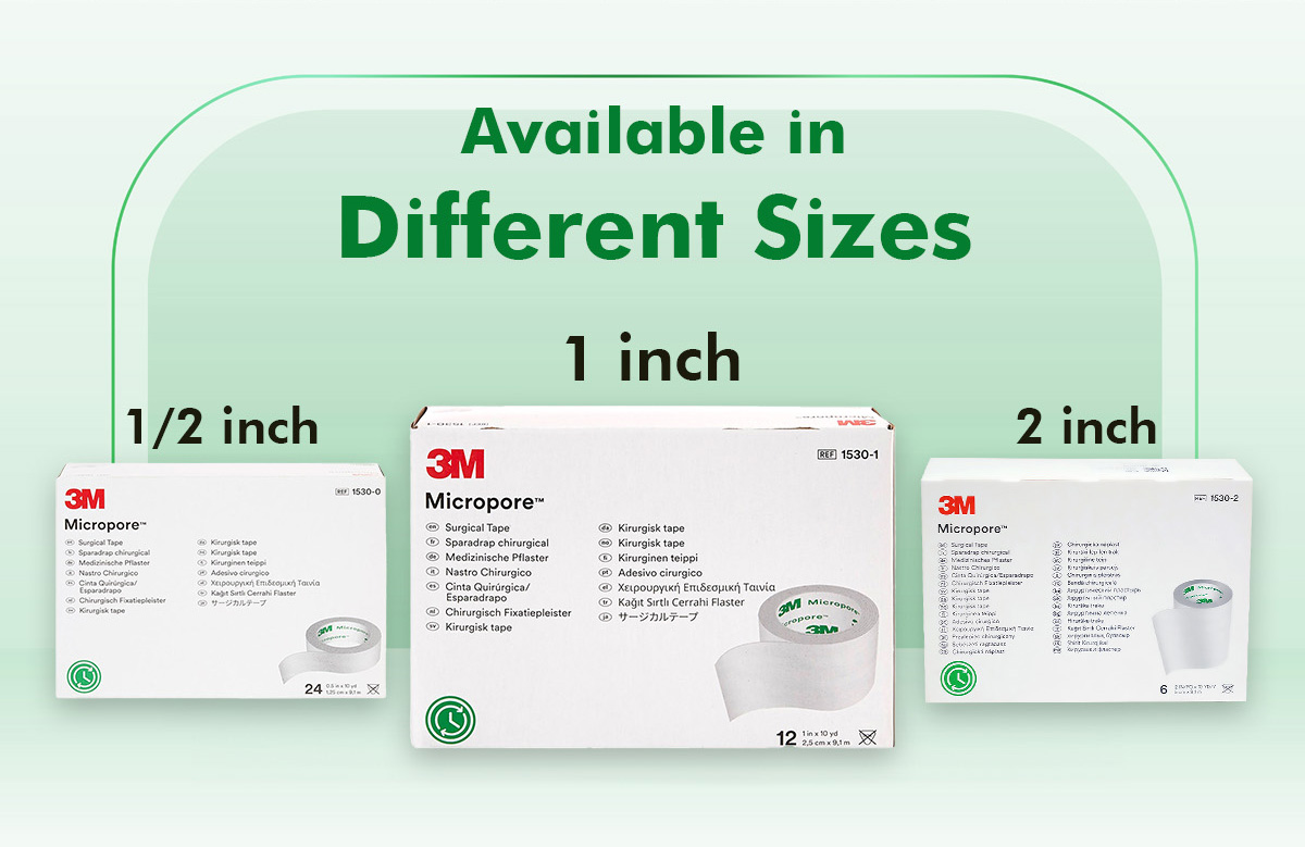 3M Micropore Medical Tape - 1 inch (1box - 12pcs) | Shopee Philippines