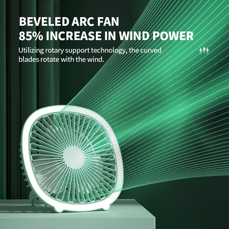 Multifunctional Desktop Fan Table Lamp Fan Mini Fan Desk Lamp Fan ...