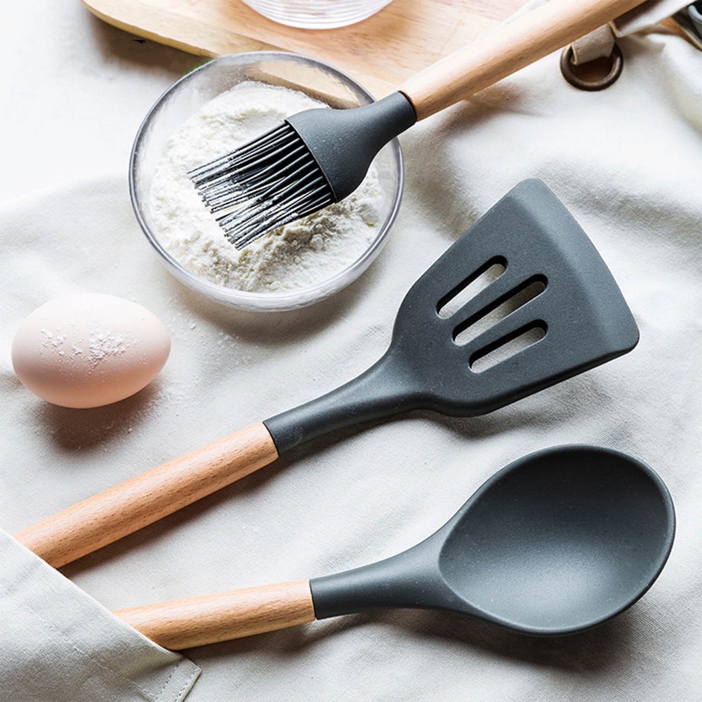 Kaisa Villa 12/2 pcs silicone kitchen utensils set cookware set kitchen ...