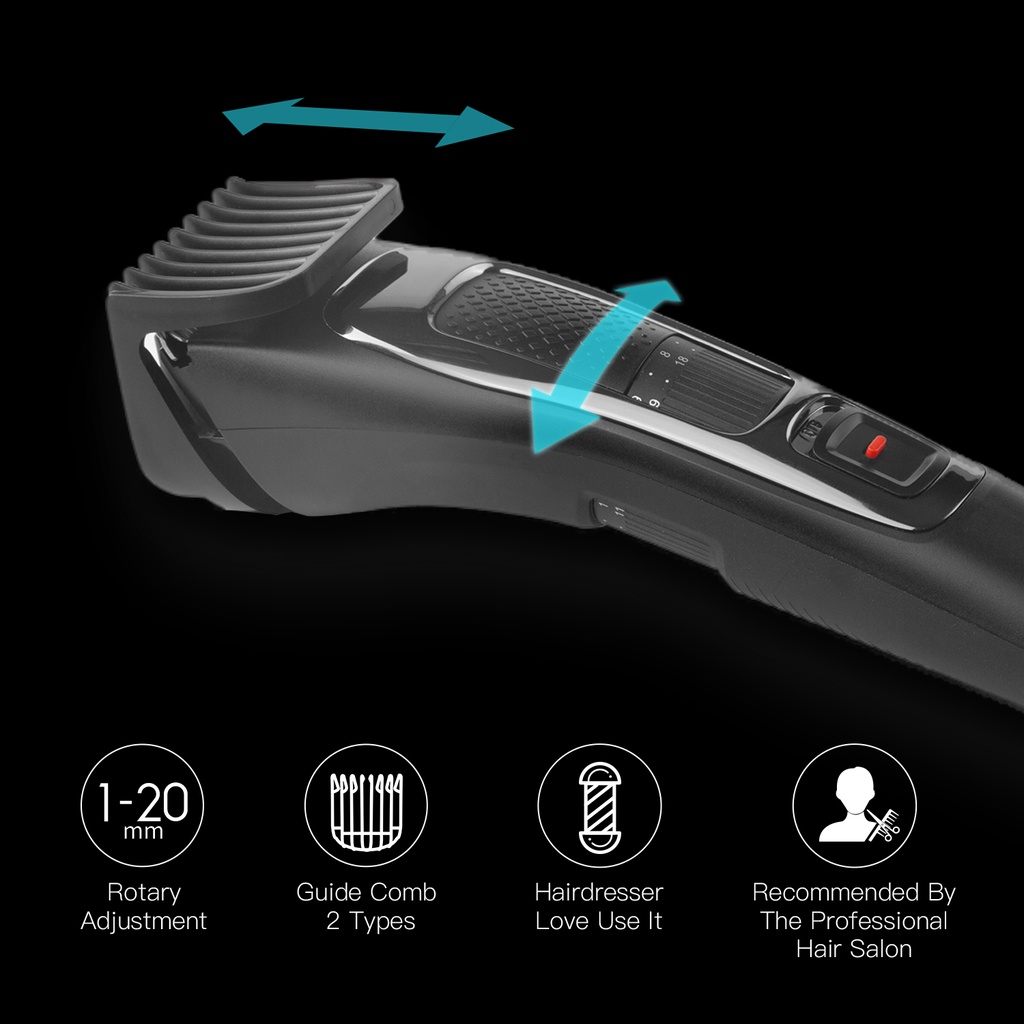 ENCHEN Electric Hair Trimmer Sharp 3S Rotation Adjustment Length Hair ...