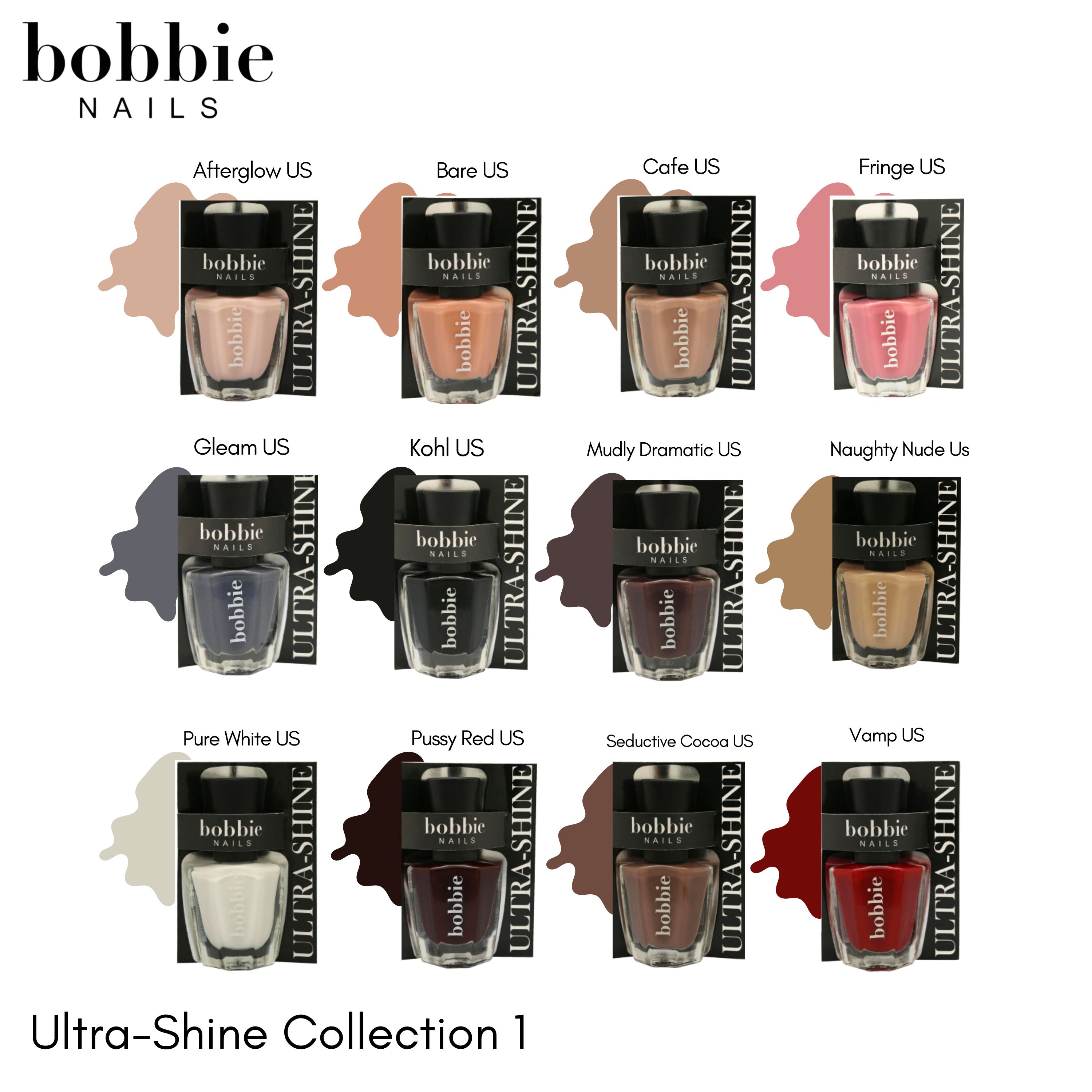 Bobbie Nails 12ml Ultra-Shine Collection in Vamp US | Shopee Philippines