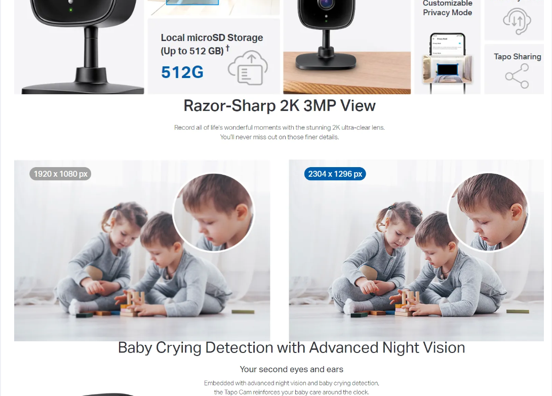 TP-Link Tapo C111 3MP Wi-Fi Security Camera with Night Vision | Shopee ...