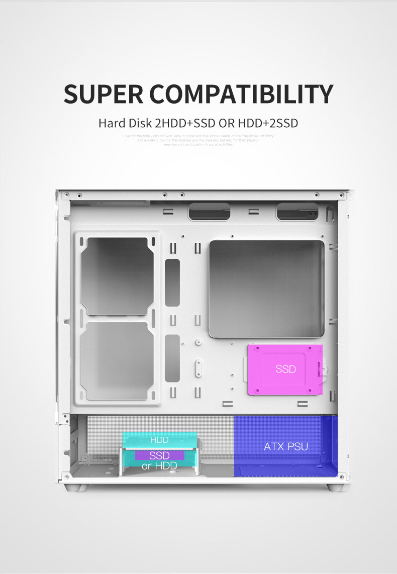MYPC Acer V920 (CH-6) No Screws Throughout Full View Case ITX/Micro ATX ...