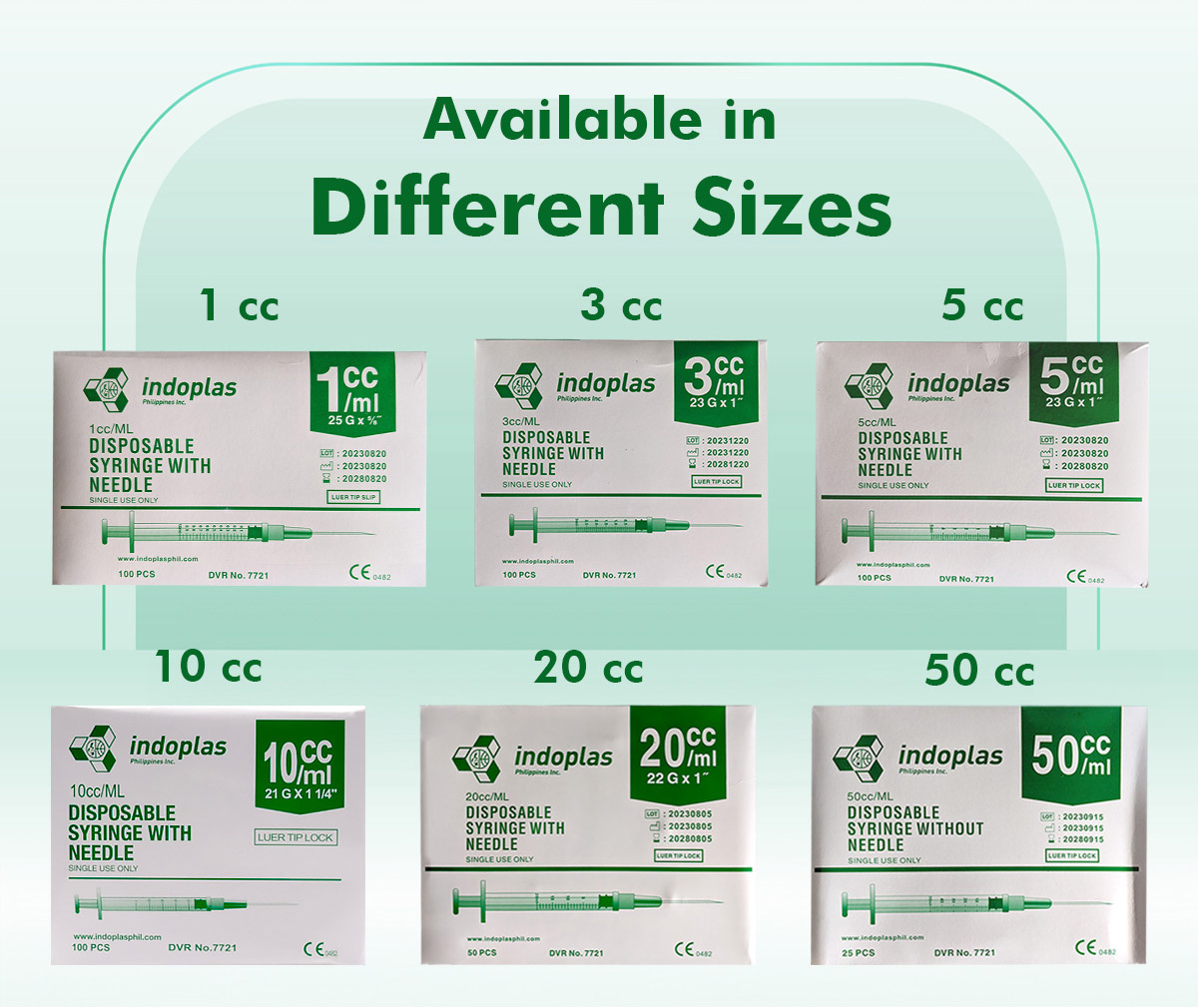 Indoplas Syringe - Sterilized Disposable | Single Use | Shopee Philippines