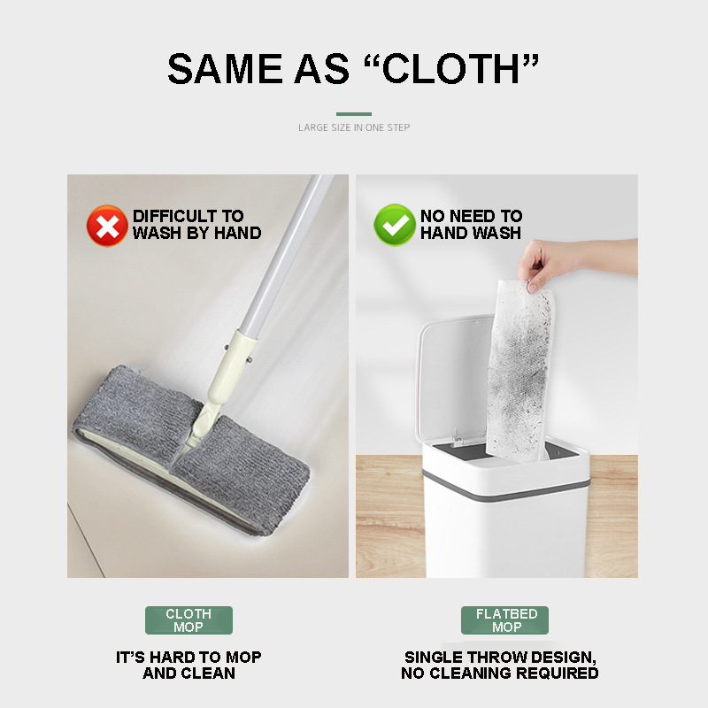 electrostatic dust removal mop disposable flat mop Electrostatic Paper ...