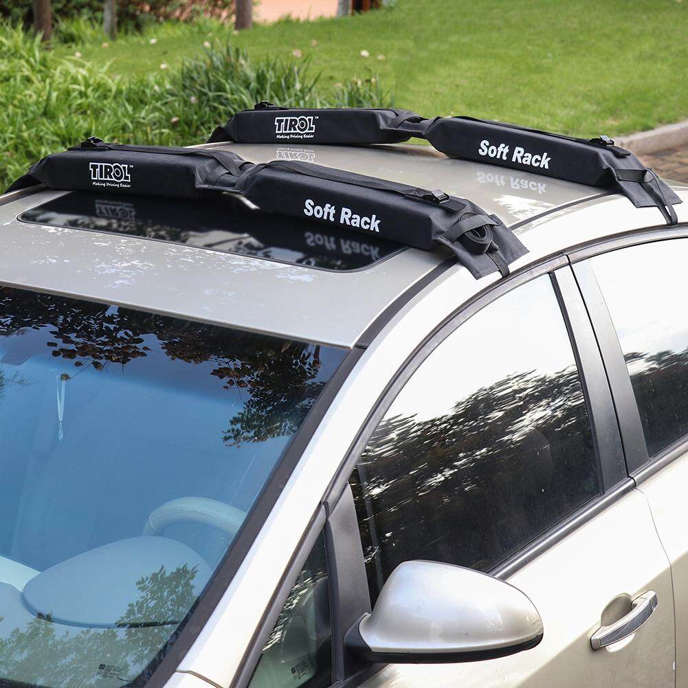Universal Soft Auto Car Roof Rack Outdoor Rooftop Luggage Carrier Load ...