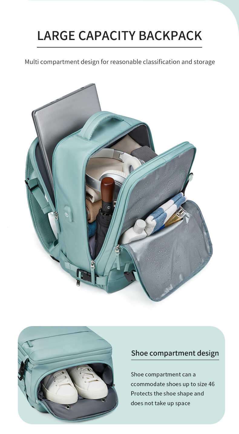 SeaChoice Waterproof Backpack For 16In Laptop & USB Charging Port Dry ...