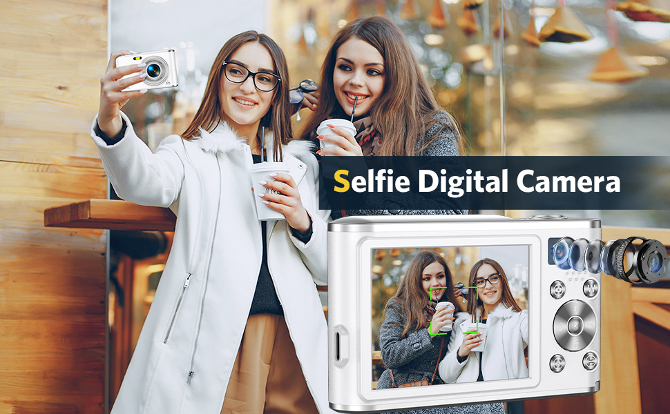 Portable 16X digital camera 4K HD camera selfie photography Instant ...