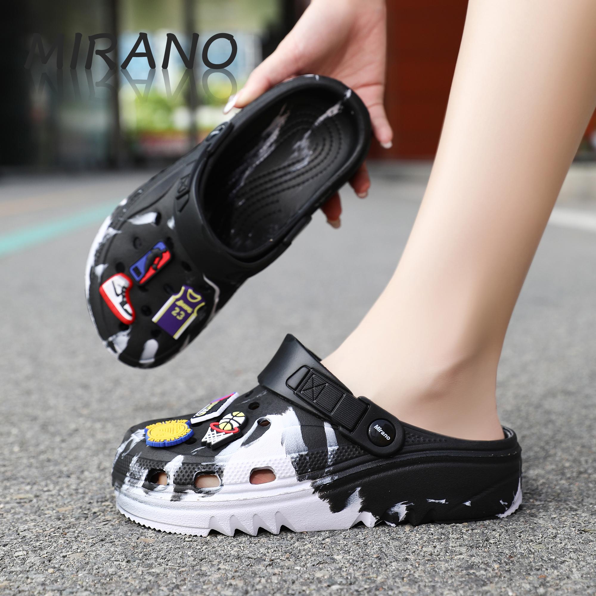 Summer Men and Women High Quality Trendy popular camouflage rubber Clog ...