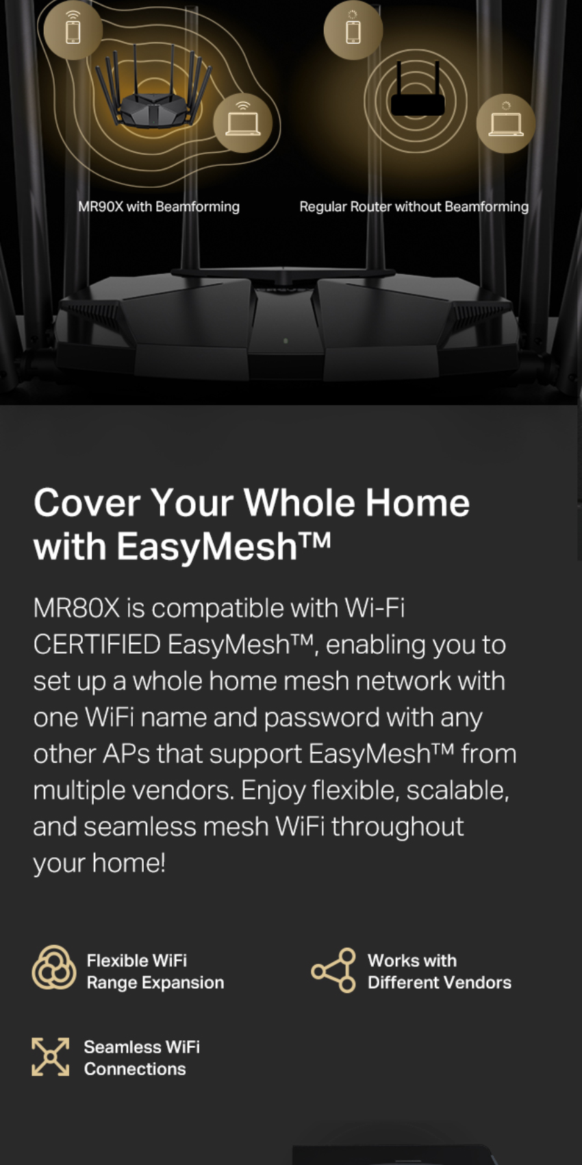 Mercusys Official | MR90X | AX6000 | Home | Wi‑Fi 6 | Gaming | Fast ...