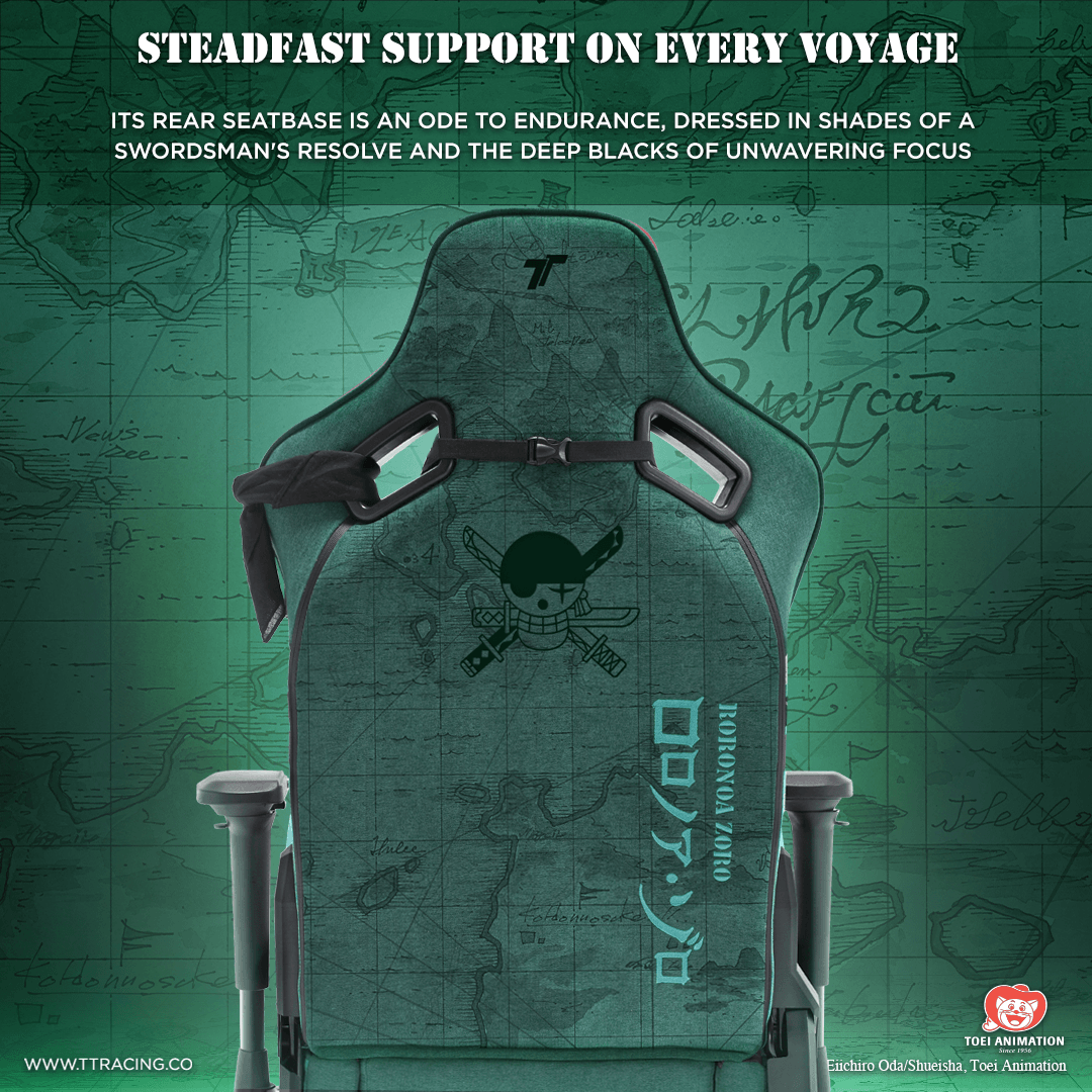 TTRacing Surge X Zoro Edition Air Threads Fabric Gaming Chair | One ...