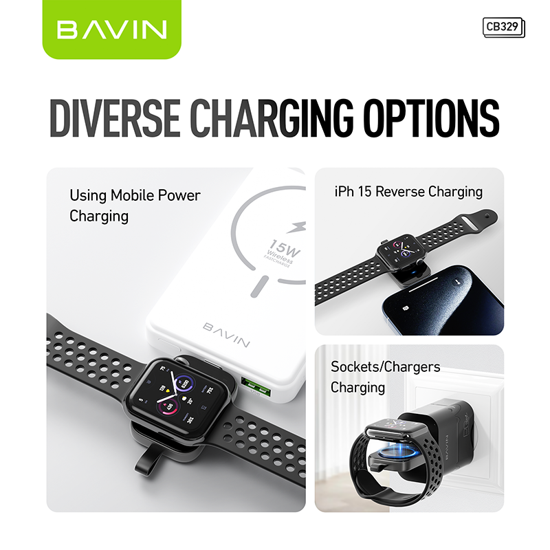 BAVIN CB329 Mini Magnetic Wireless Direct Charger Portable & Widely ...