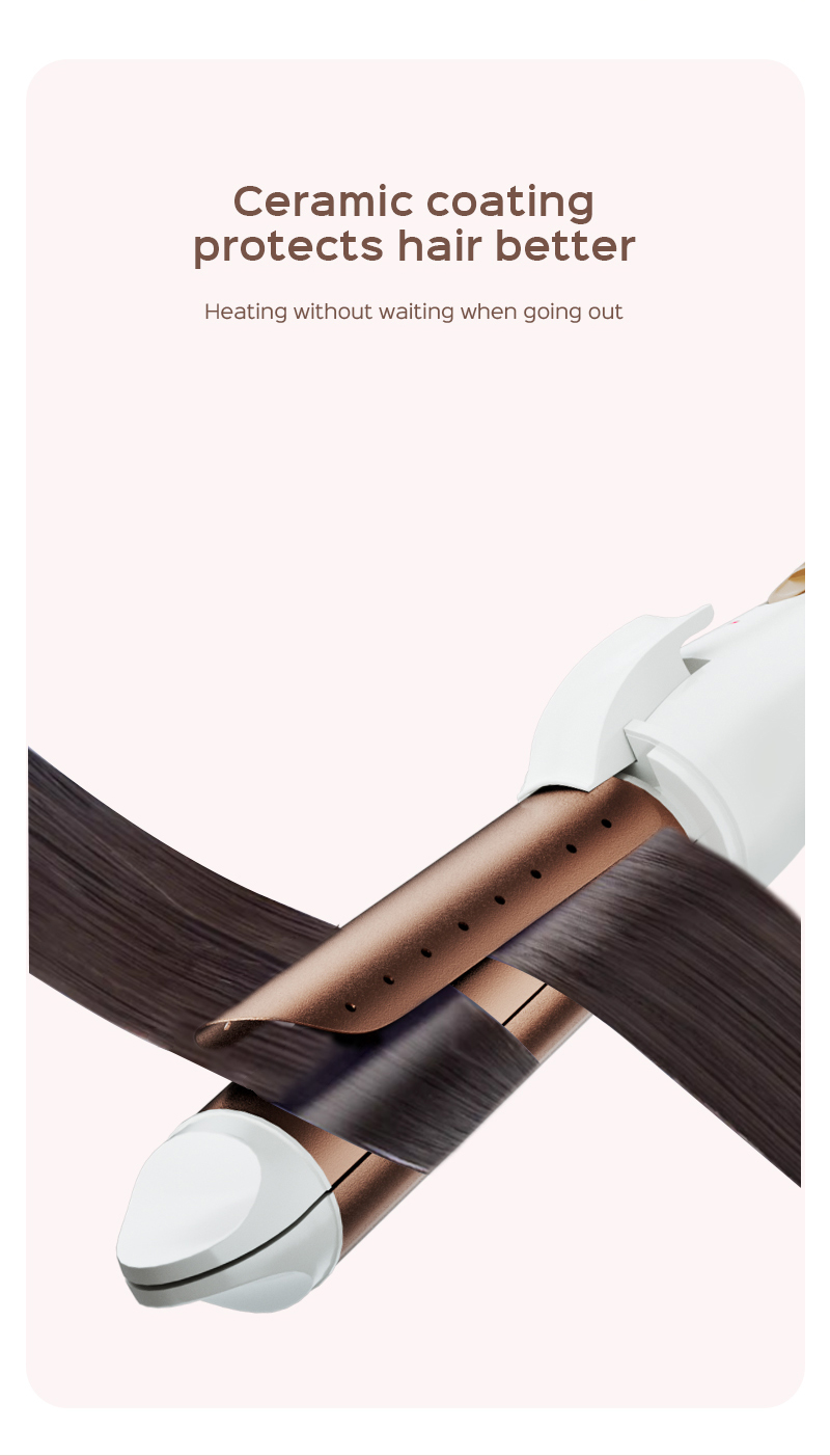HAN RIVER Hair Straightener 20s Heating Hair Straightener Curling Iron ...