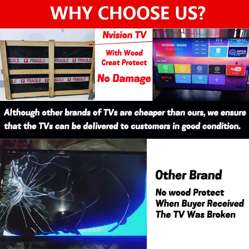 Nvision 32"/43" Smart Android TV FHD Youtube Netflix Bluetooth Wifi LED ...