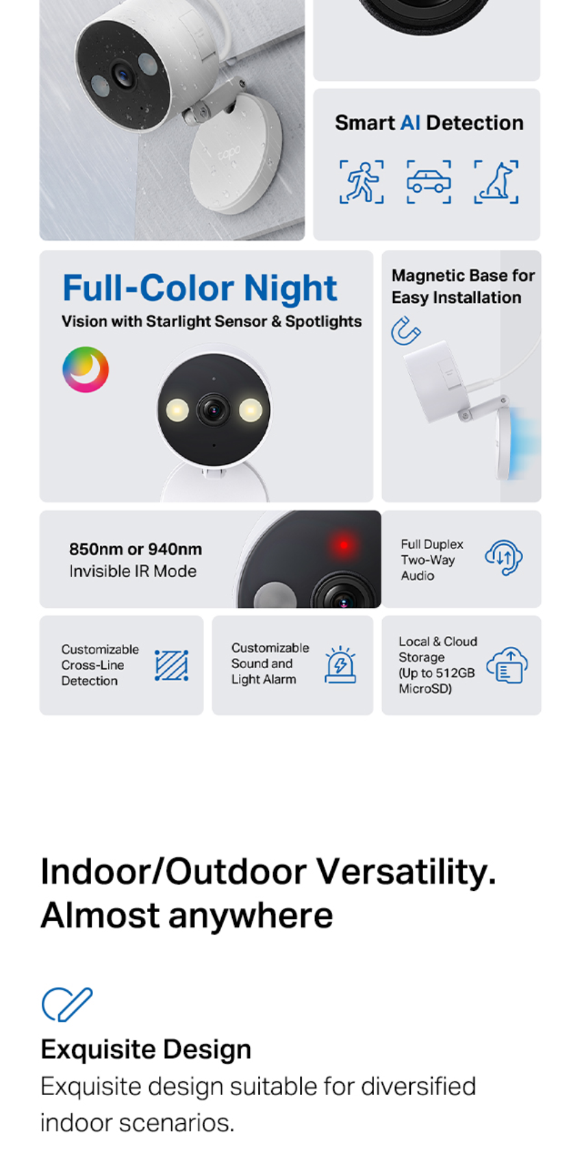 Tapo Official Store | TP-Link | C120 | Indoor/Outdoor | CCTV | Wi-Fi ...