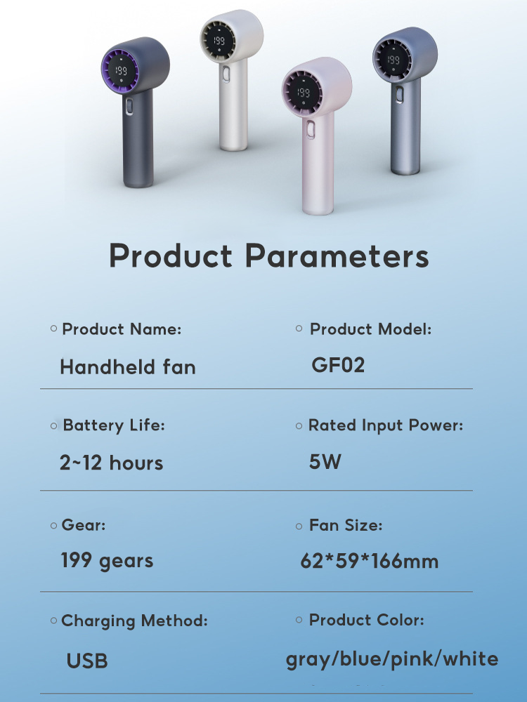 Tixx Brushless Turbo Fan 12Hour 100-Speed Portable fan 4500/6000mah ...