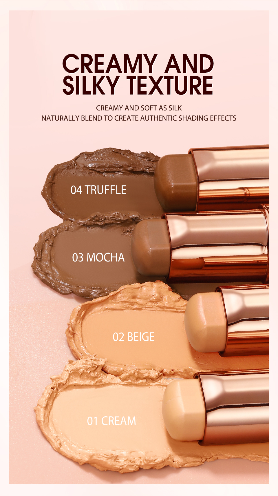 O.TWO.O Contour Stick Silky Texture Naturally Long Lasting HD Shaping ...