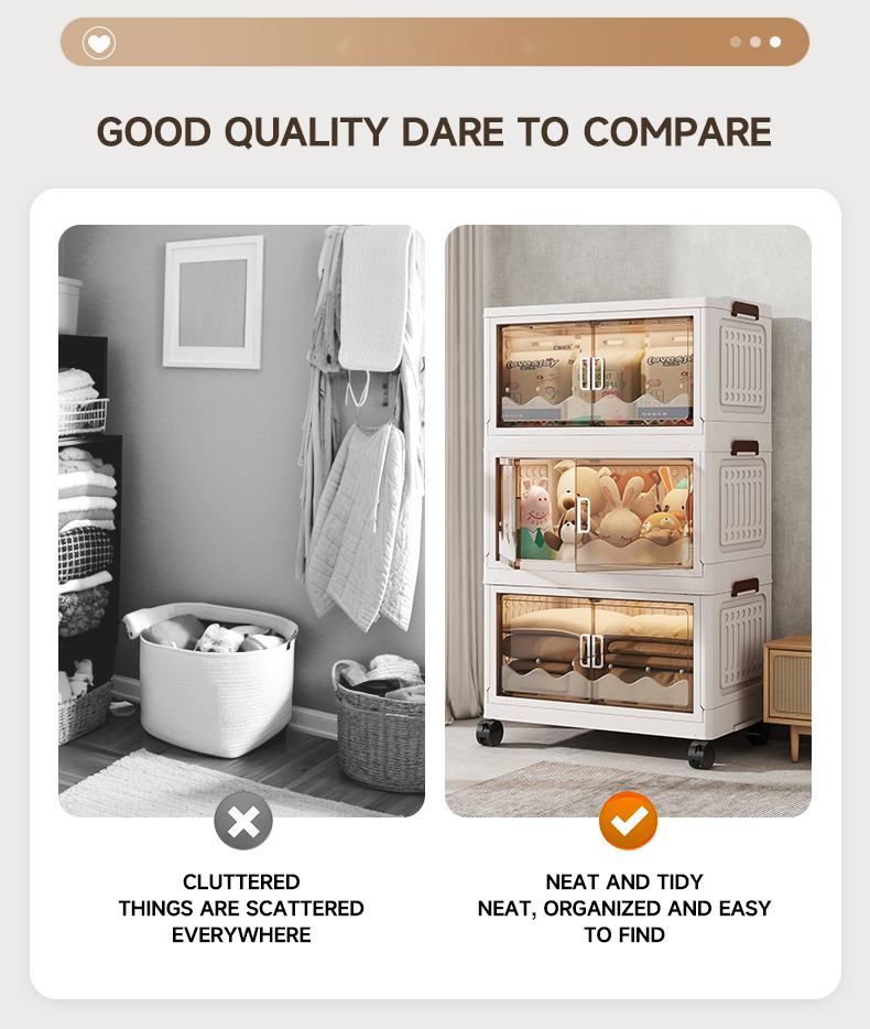 60/50CM 1-5 Layer Durabox Wardrobe Cabinet Drawer Organizer Clothes ...