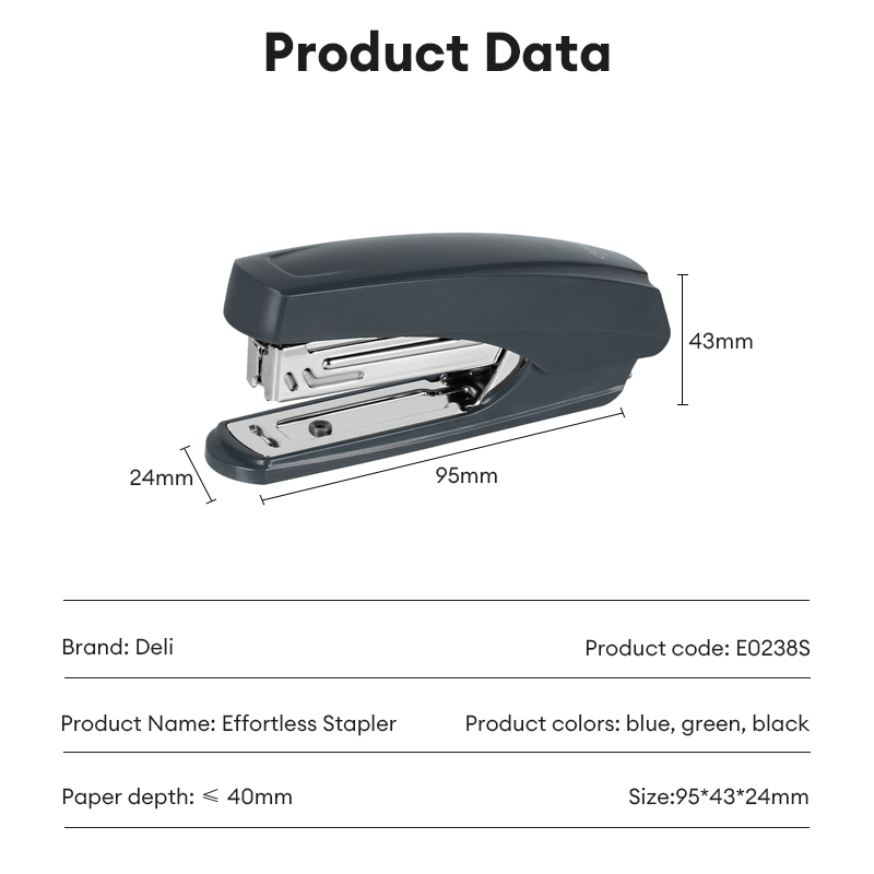 Deli 10# Stapler with 1Box Staple Desktop Staplers Office Supplies ...