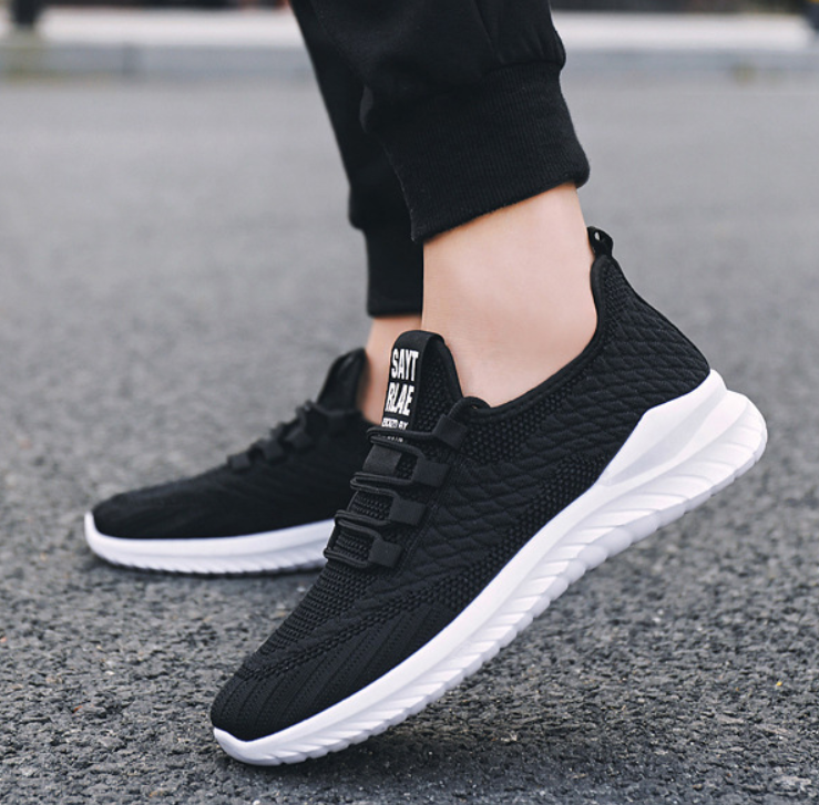 JEIKY Sneakers Men's Running Shoes 2024 New Casual Breathable Sneakers ...
