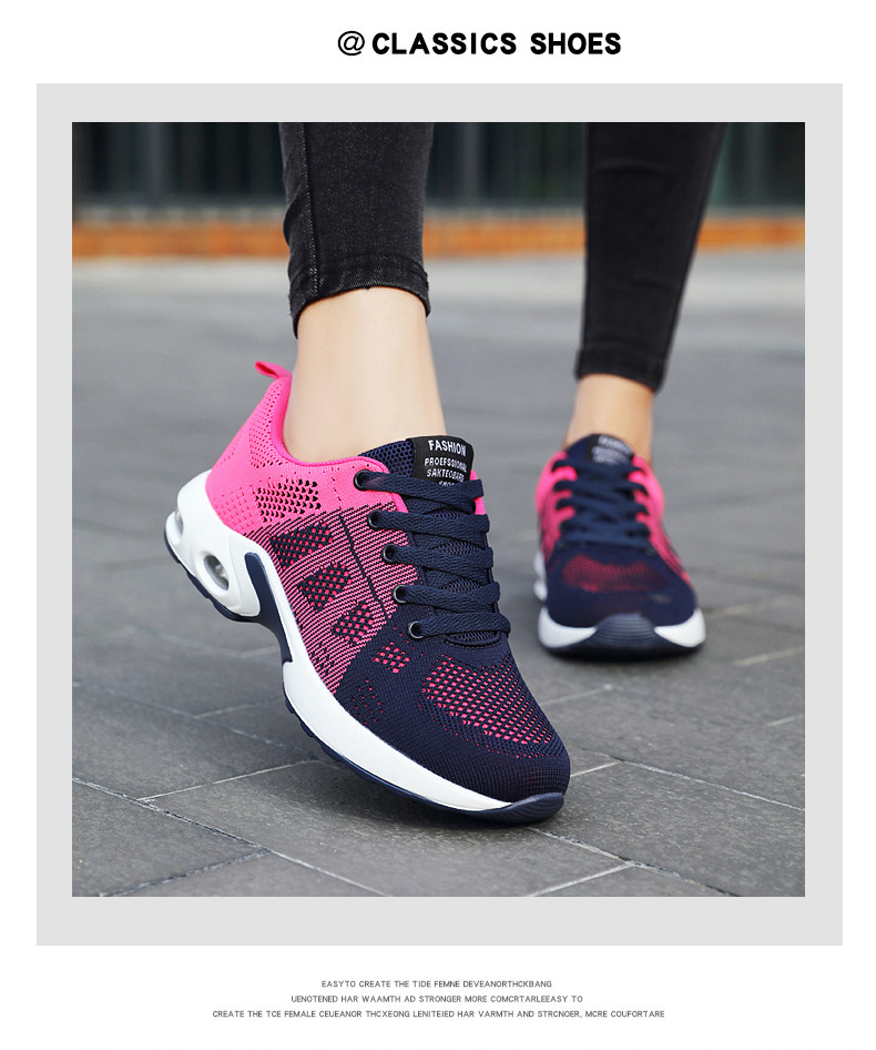 JEIKY Ladies Korea Casual Breathable Running Shoes AIR ZOOM Sports ...