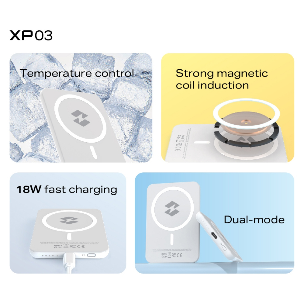 Infinix XP03 XPOWER GO Magnetic Powerbank | 18W Wireless Charging ...