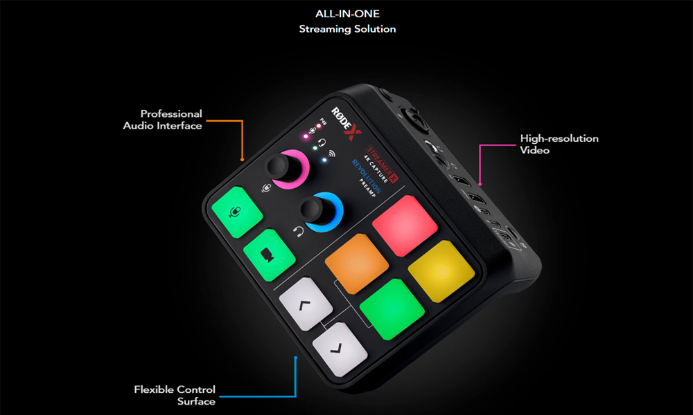 RODE Streamer X Audio Interface / Video Capture Card with HDMI 4K 60Hz ...