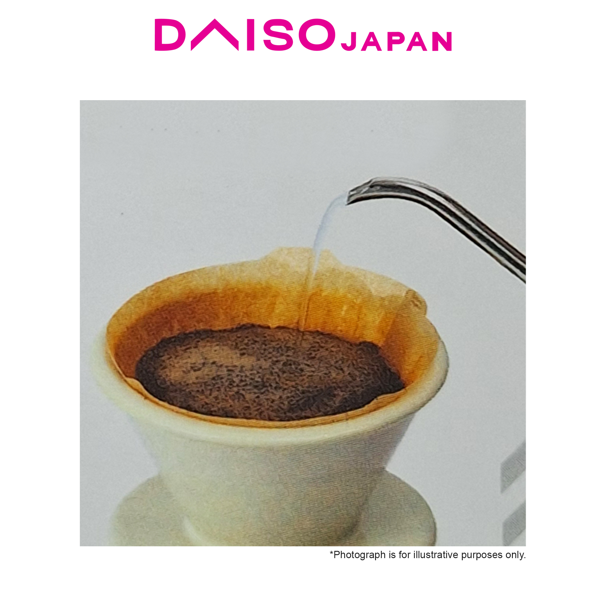 Daiso Ivory Cone Shaped Coffee Dripper | Shopee Philippines