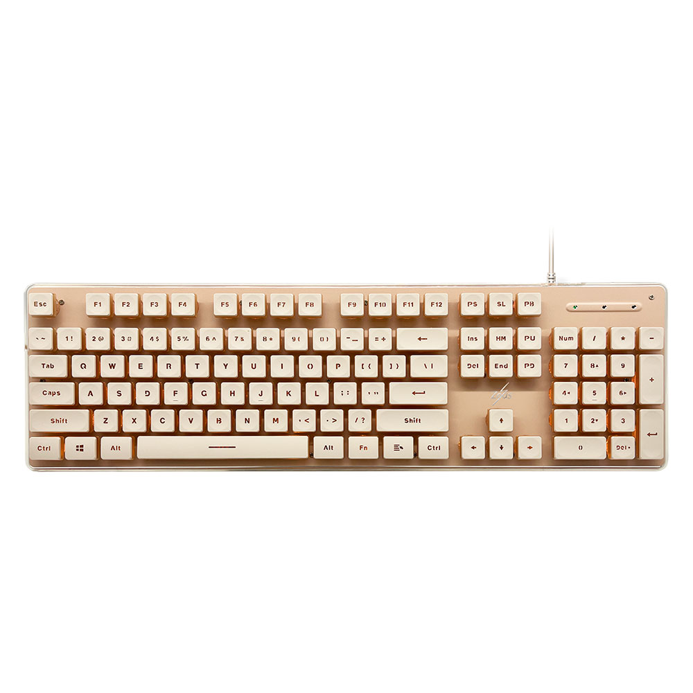 Zeus 104 Keys Membrane Keyboard USB Wired Silent LED Backlit For Work ...