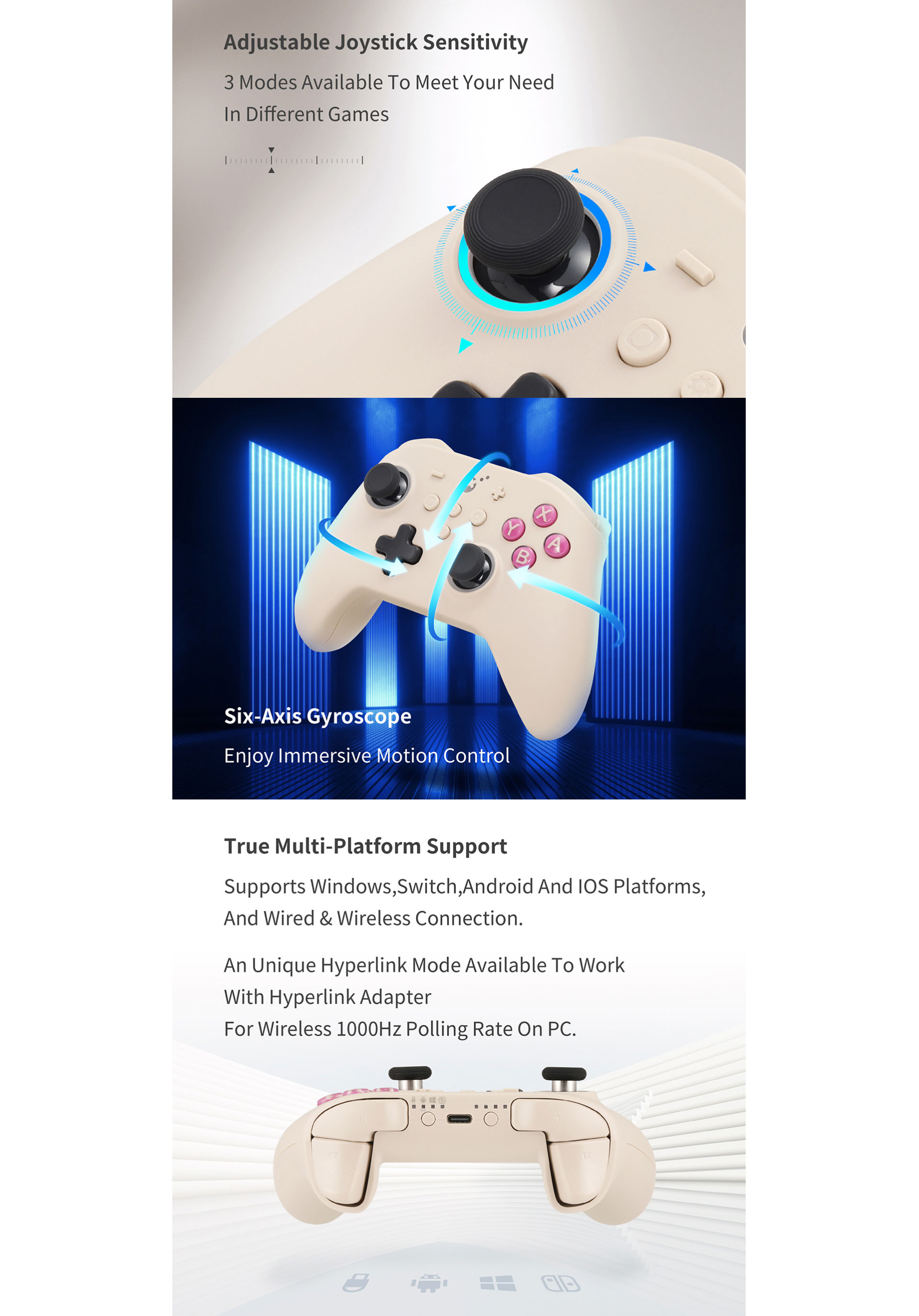 Gulikit KK3 KingKong 3 Pro Controller Retro (NS38) | Shopee Philippines