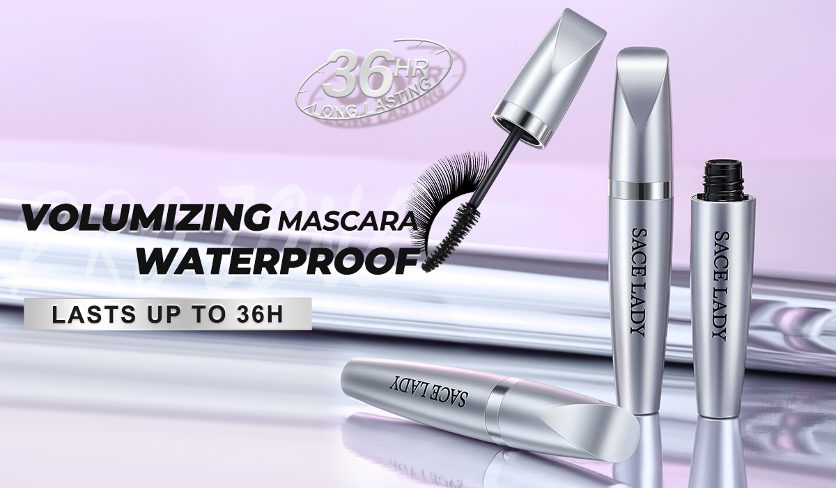 SACE LADY Waterproof Mascara Long Lasting Volume Curl Eyelashes Smudge ...