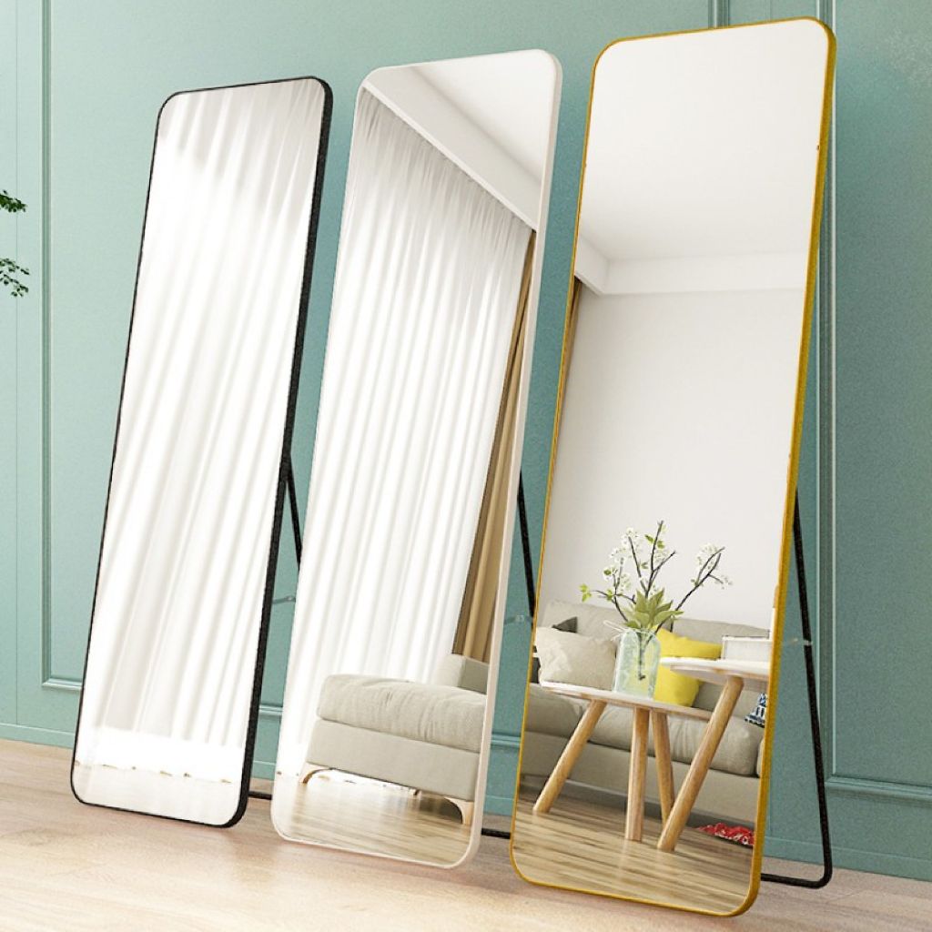 120/150/155cm Full-length mirror Whole Body Mirror Floor-to-ceiling ...