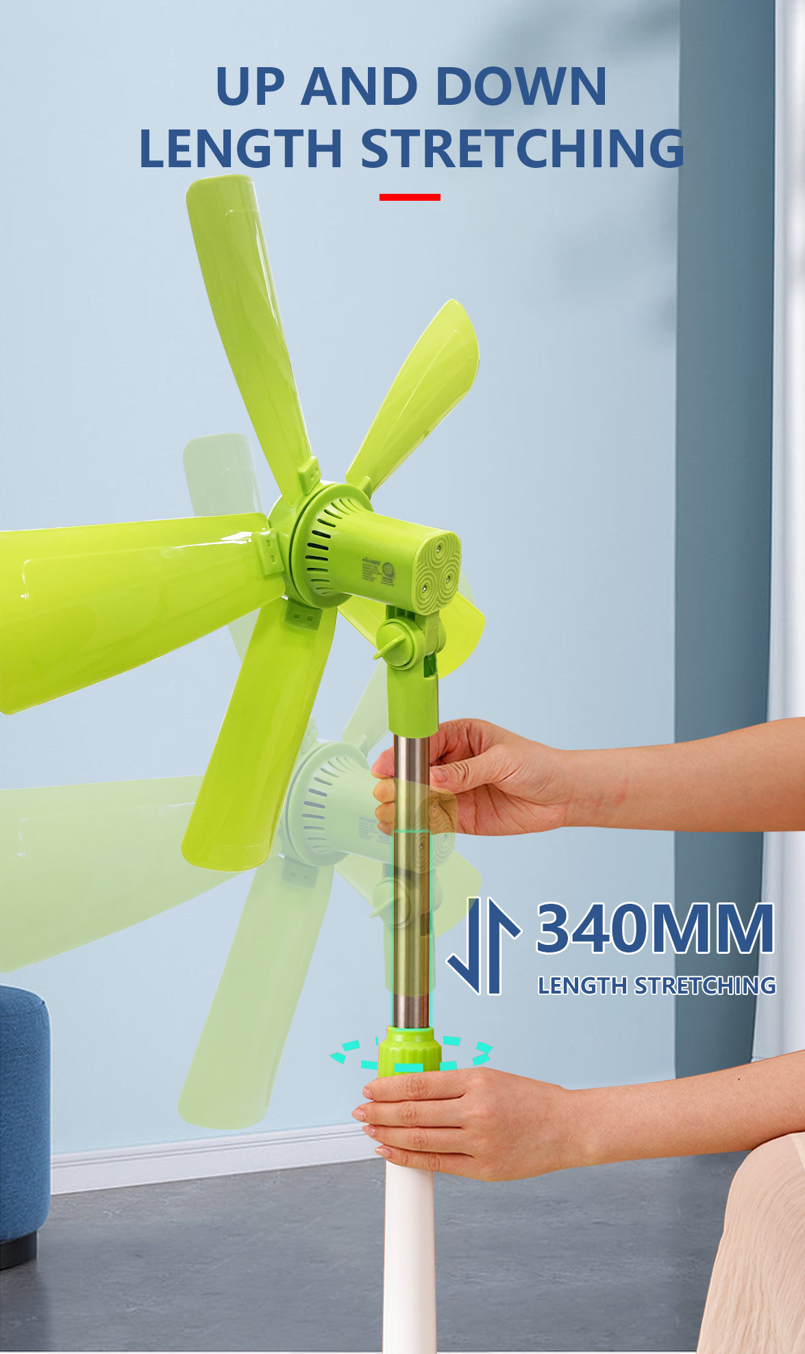 NSS BUY 1 TAKE 1 5 blade stand fan foldable 6w electric fan adjustable ...