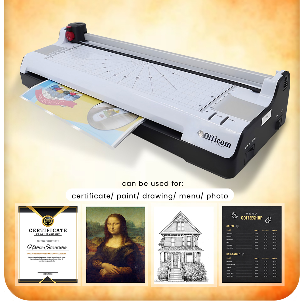 6in1 Laminator 3 Ways Cutter Laminating Machine A3/A4 Multi Functional ...