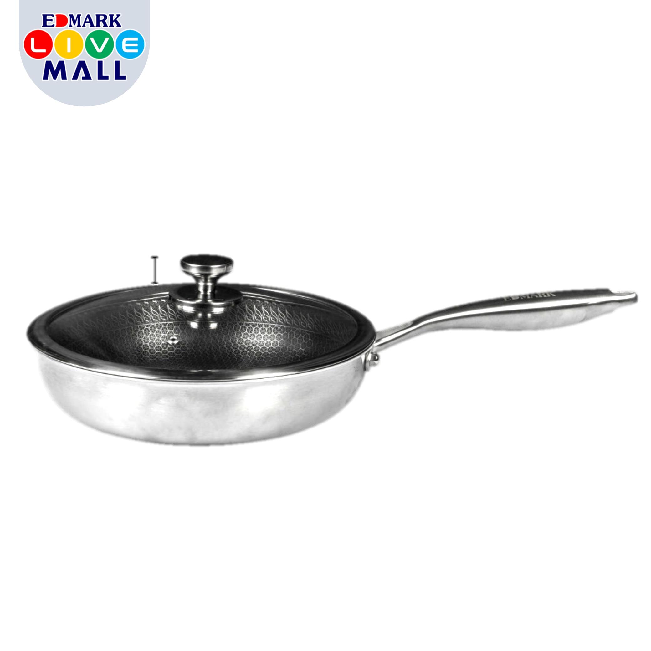 Edmark Scratch-Free Cookware Set Sus 304 Stainless-Steel And Honeycomb ...