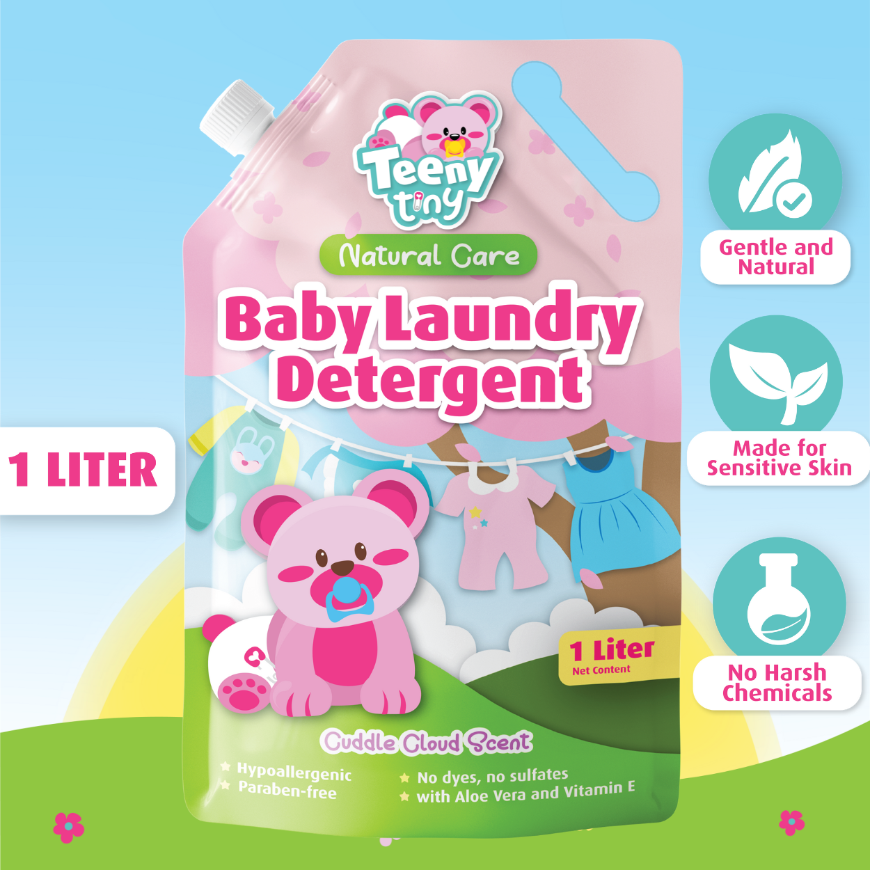 Teeny Tiny Baby Laundry Detergent - BLD 1 LITER | Shopee Philippines