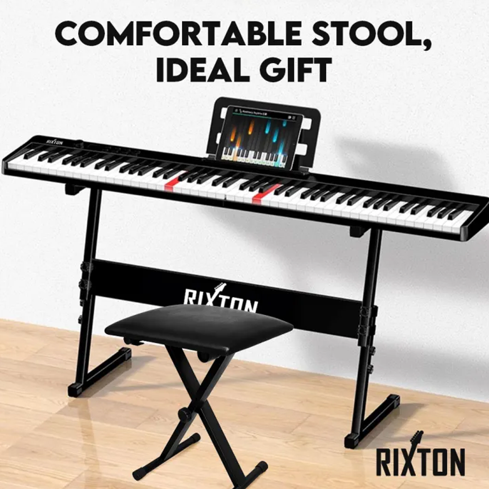 RIXTON Electric 88 Keys Foldable Piano Digital Keyboard Folding MiDi w ...
