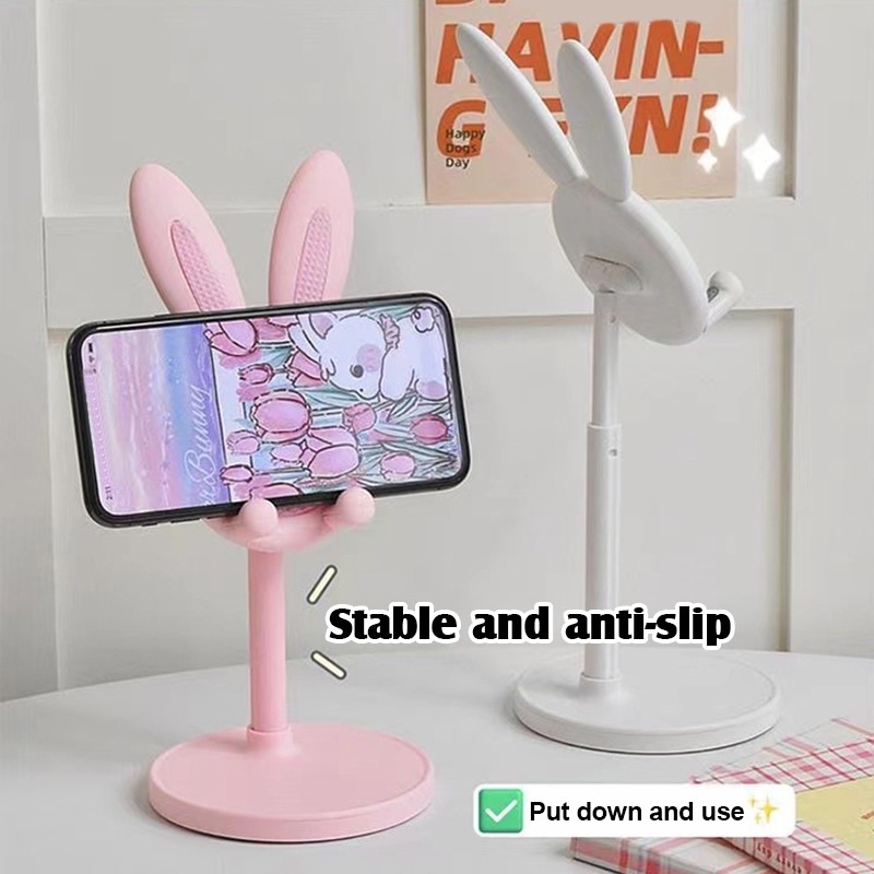Cartoon Cell Phone Stand Adorable Rabbit Phone Holder for Your Desk ...