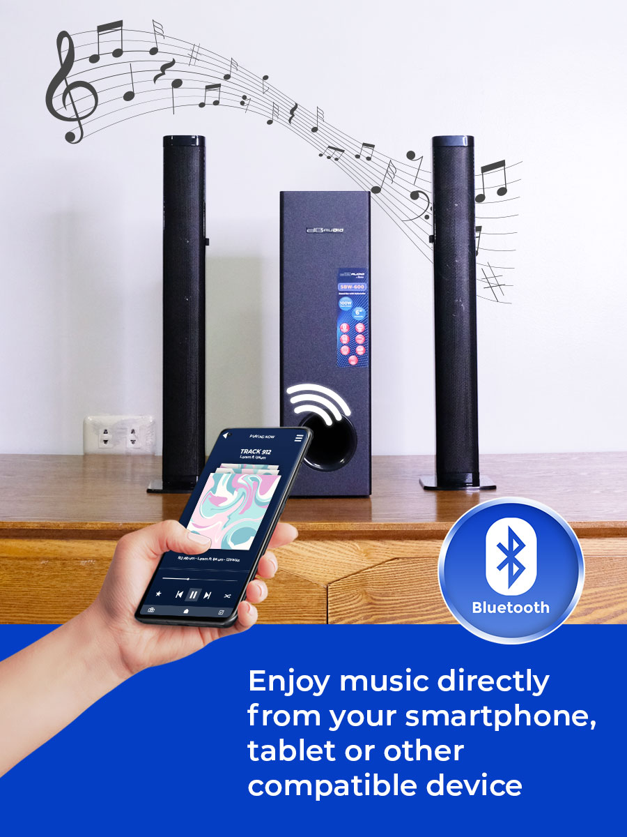 DB Audio by Astron SBW600 2.1 Sound Bar Speaker - Bluetooth | 6 ...