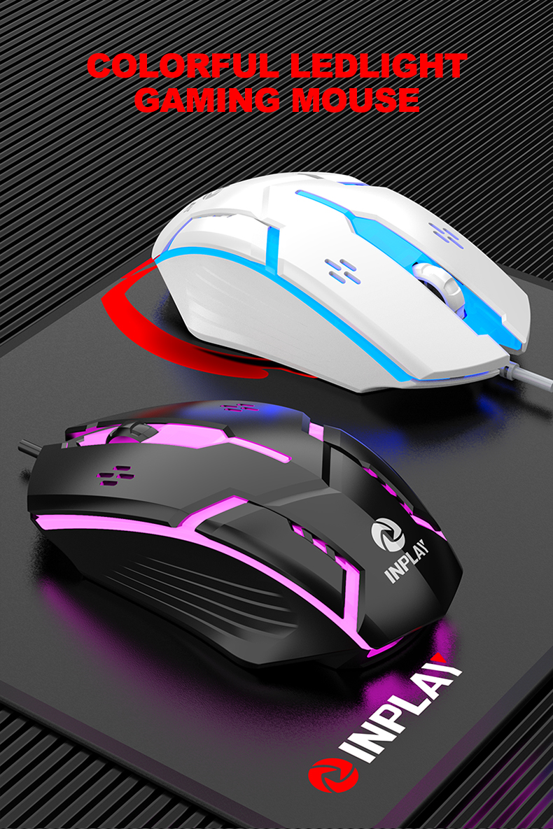 Inplay STX240 RGB Gaming Keyboard Mouse Set With Headset Mouse Pad ...