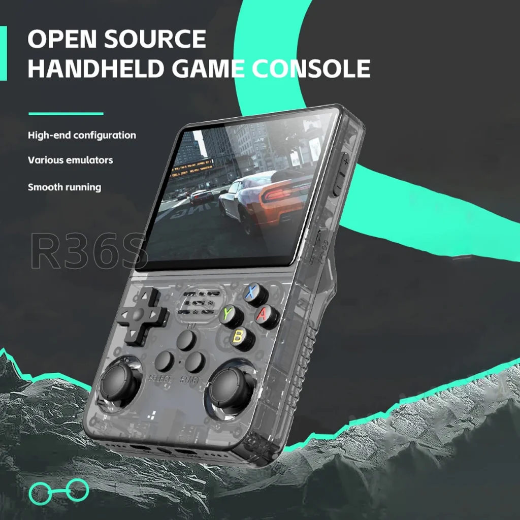 GameCove R36S Retro Handheld Video Game Console Linux System 3.5 Inch ...