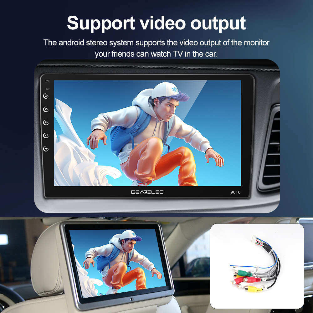 GEARELEC Android Car Stereo With Bluetooth/GPS/FM Car Touch Screen ...