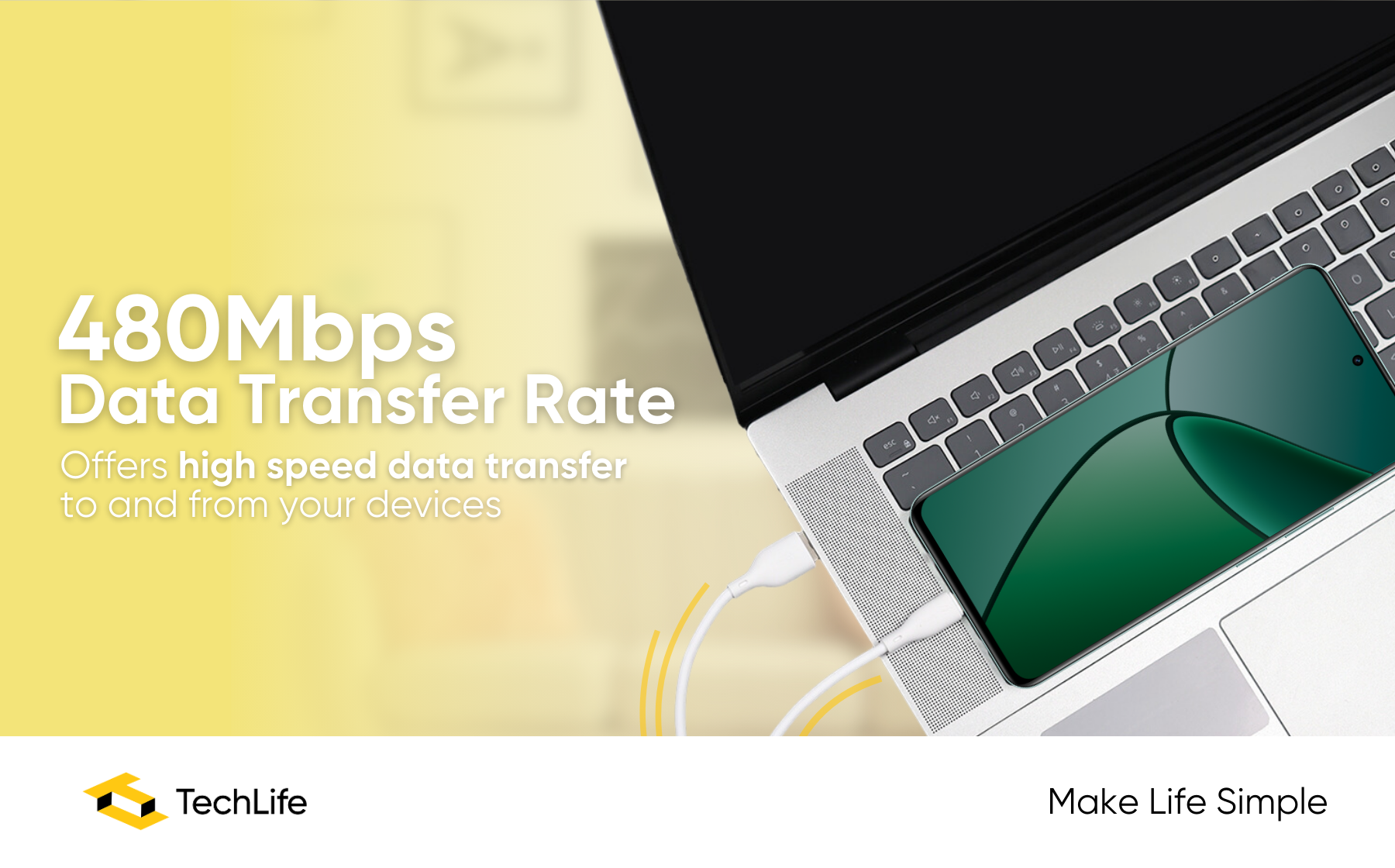 TechLife Micro-USB Cable | Supports Fast Charging Protocols | 3A Fast ...