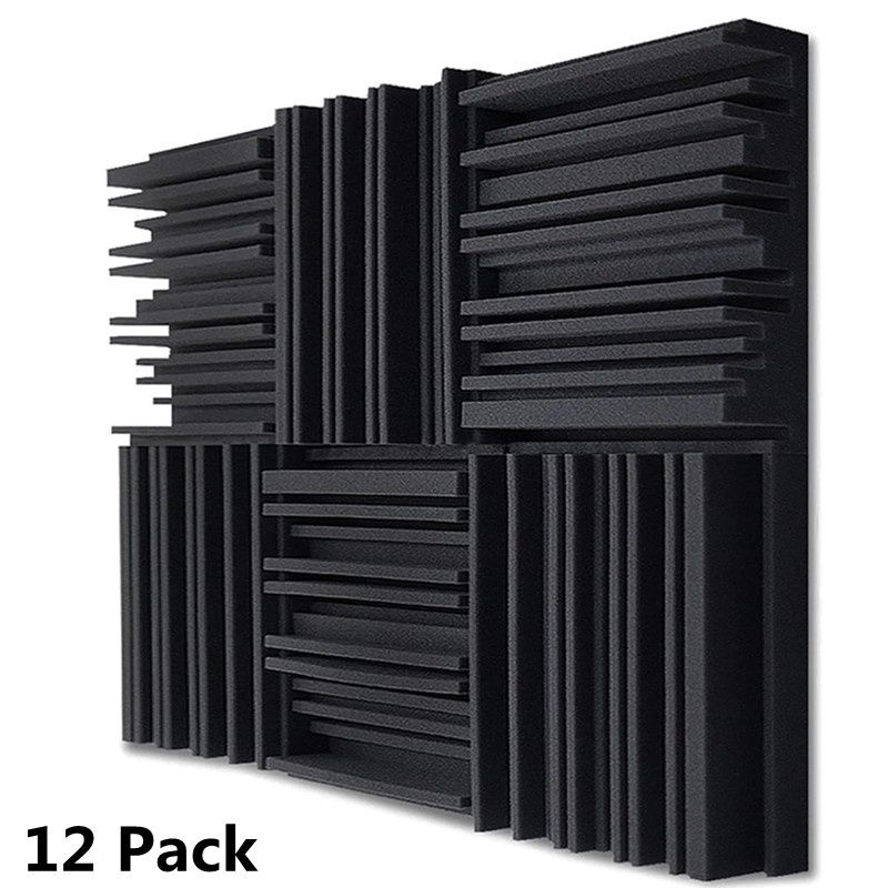12 Pack 30*30*5cm Durable Soundproofing Soundproof Foam Studio Foams ...