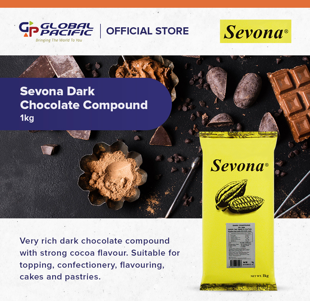 Sevona Dark Chocolate Compound 1kg Block Set of 3 | Shopee Philippines