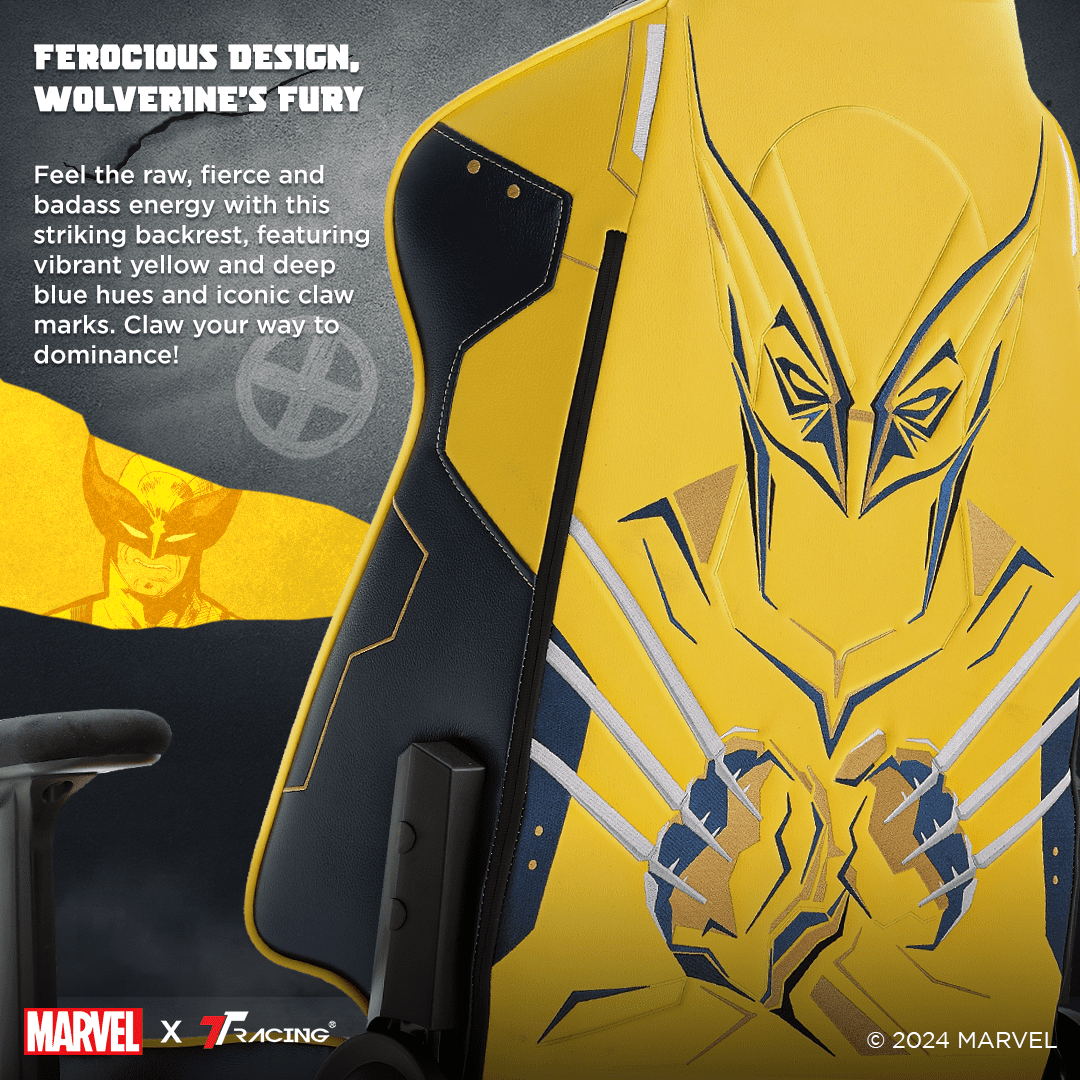 TTRacing Swift X Pro Deadpool & Wolverine Gaming Chair Ergonomic Office ...